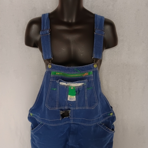 liberty | Jeans | Liberty Bib Overalls 44x28 Dark Washed Blue Denim ...